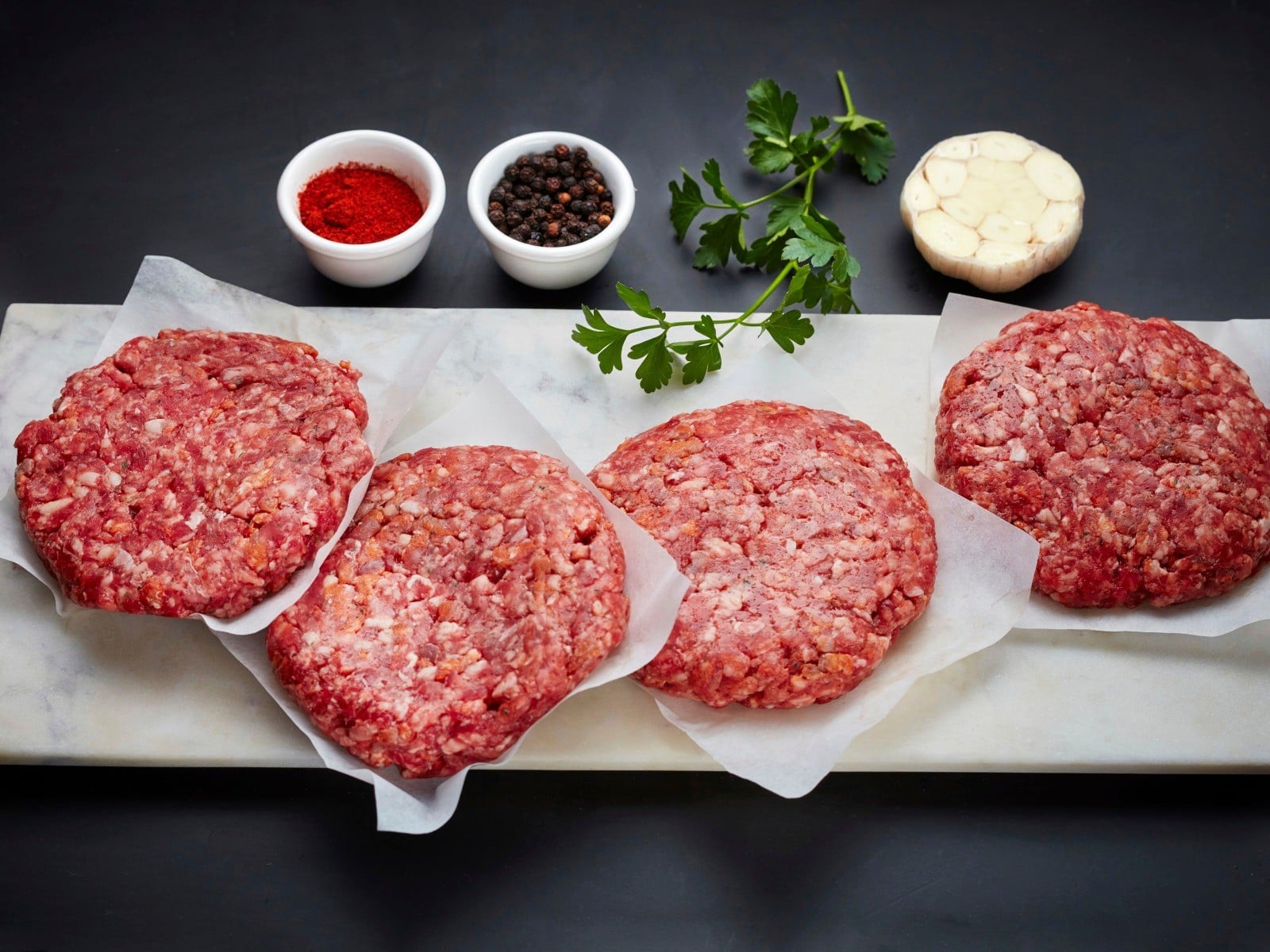 West Country Beef & Chorizo Burgers, Pack of 4 (454g) | Field & Flower