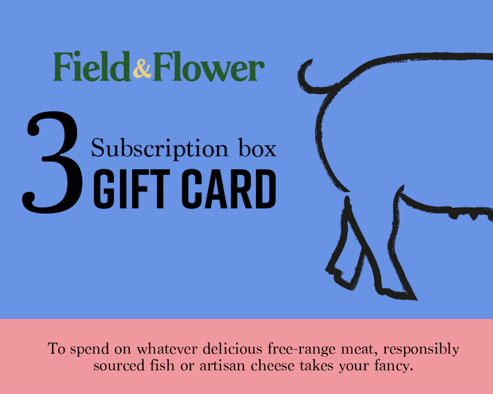 3 Box Subscription Gift Card | field&flower