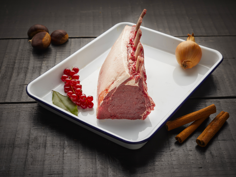 French Trimmed Rack of Wild Venison (500g) | Field & Flower