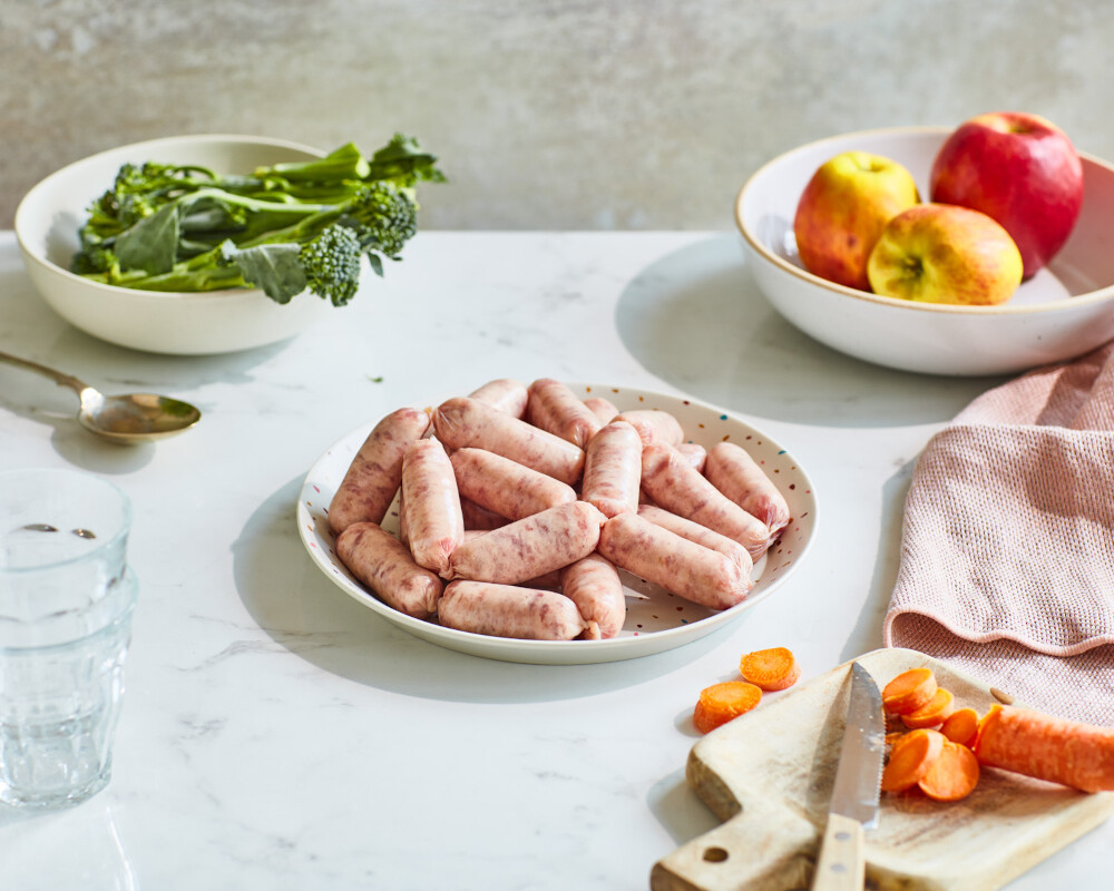 Mini Sausages, Pack of 24 (454g) | Field & Flower