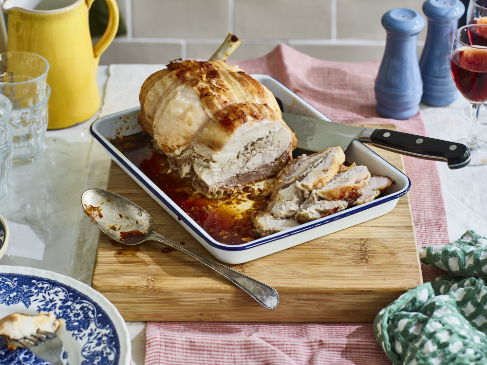 Sous Vide Turkey Supreme Roast with Chestnut & Pancetta Stuffing