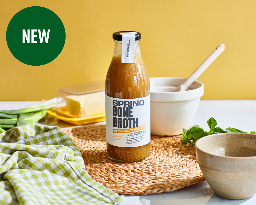 SPRING Bone Broth - Blonde Chicken (500g) | Field & Flower Deli