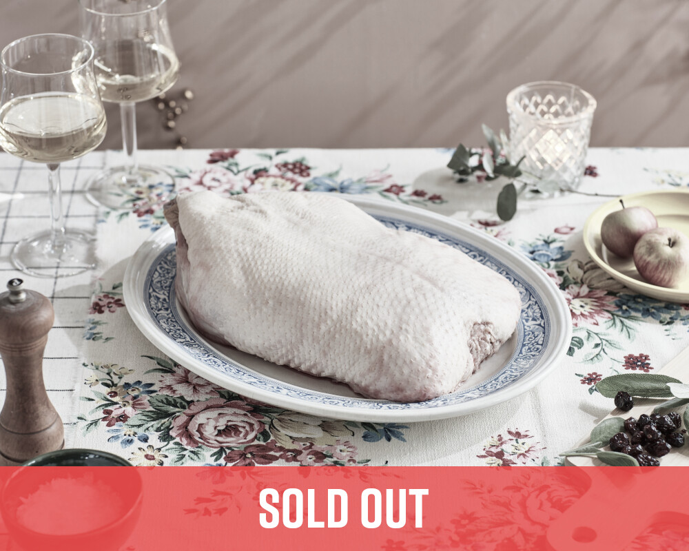 Whole Duck with Spiced Apple & Cranberry Stuffing (1.8kg) | Field & Flower