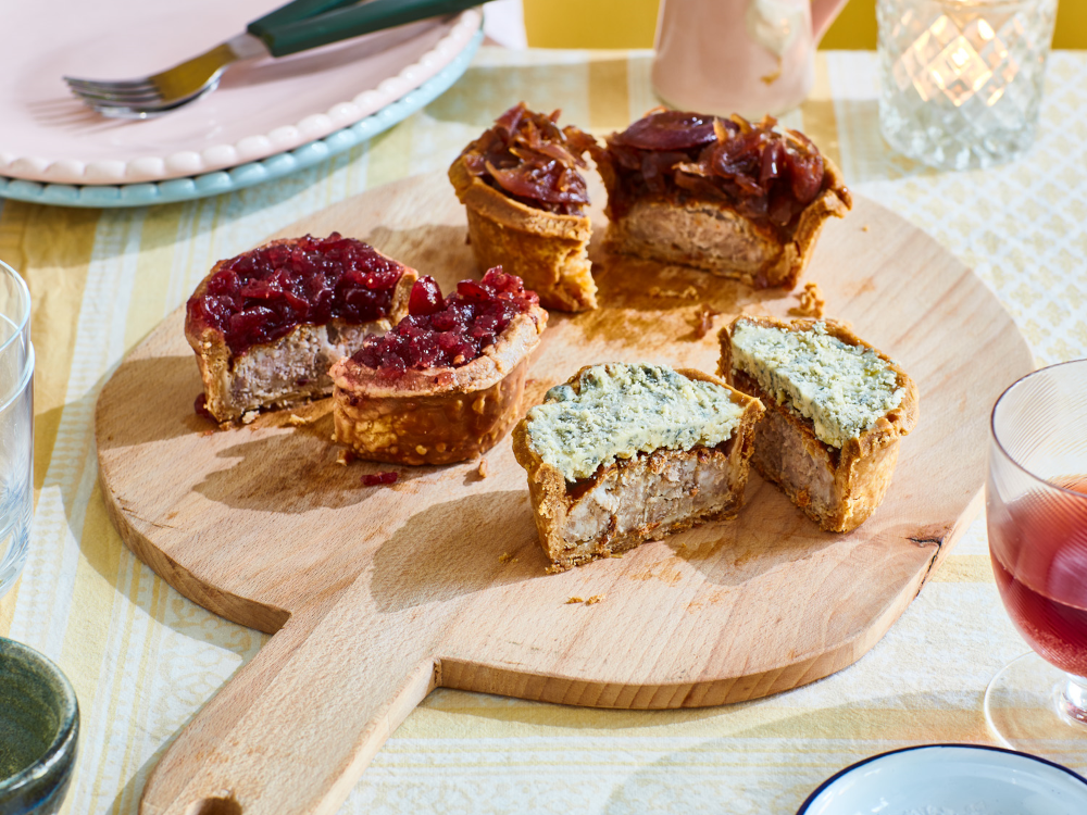 Trio of Topped Pork Pies (600g) | Field & Flower