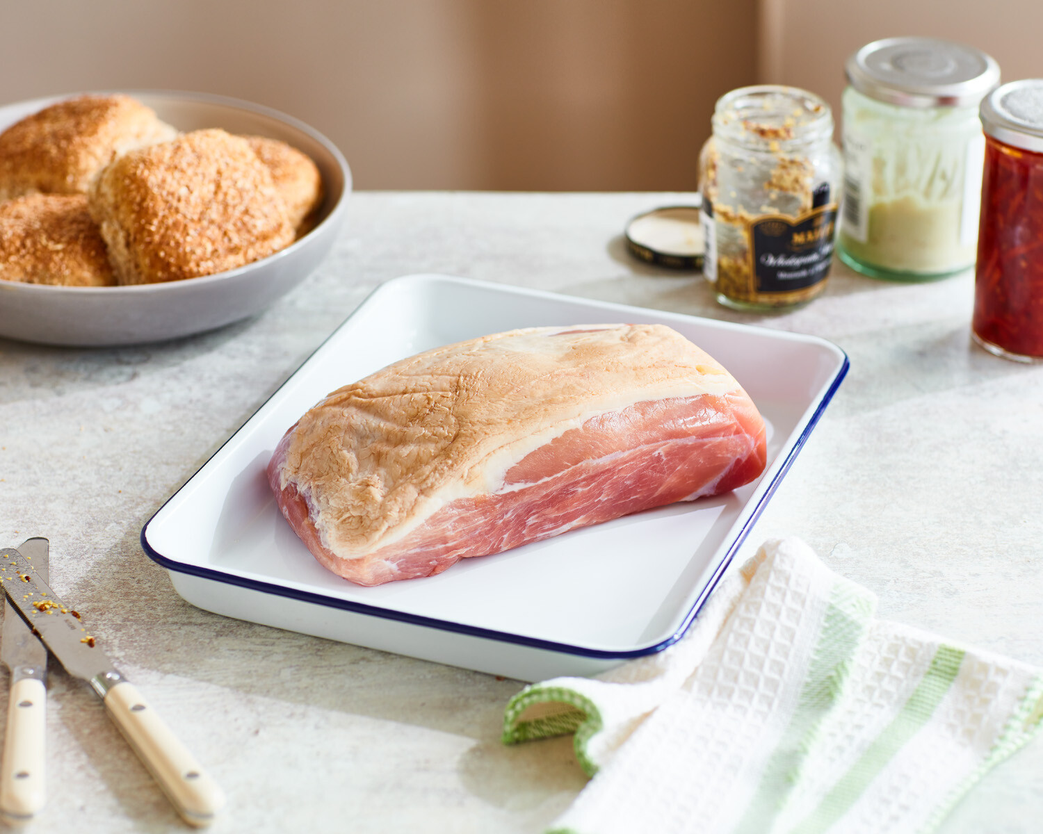 Dry Cured Smoked Horseshoe Gammon (1kg) | Field & Flower