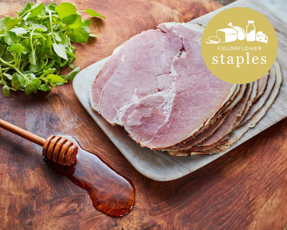 Honey Glazed Roasted Ham, Thick Sliced | field&flower Deli