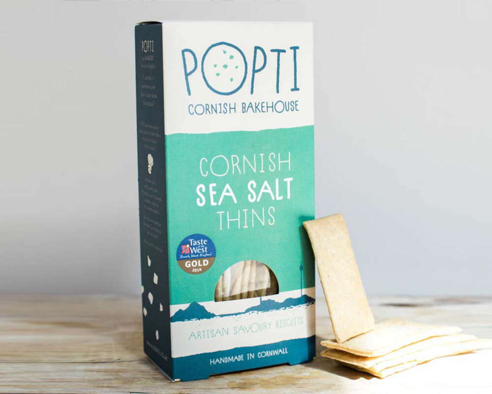 Cornish Sea Salt Thins (120g) | Field & Flower
