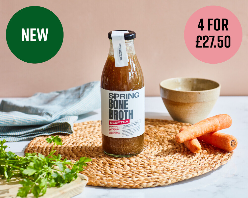SPRING Bone Broth - Beef Tea (500g) | Field & Flower Deli